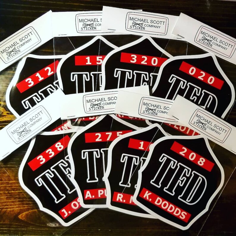 Custom Decal or Locker Magnet Fire Helmet Shield - Etsy