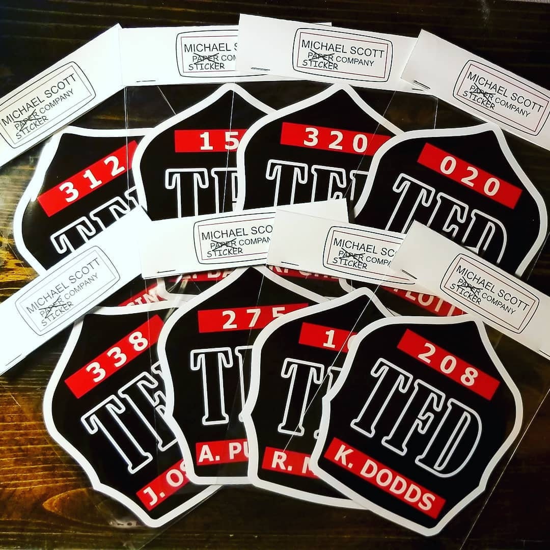 Custom Decal or Locker Magnet Fire Helmet Shield - Etsy