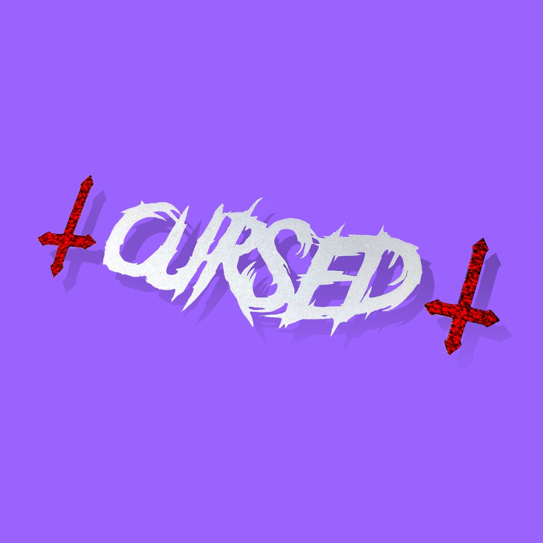 Cursed Crosses JDM Drift Satanic Sticker Vinyl Decal - Etsy