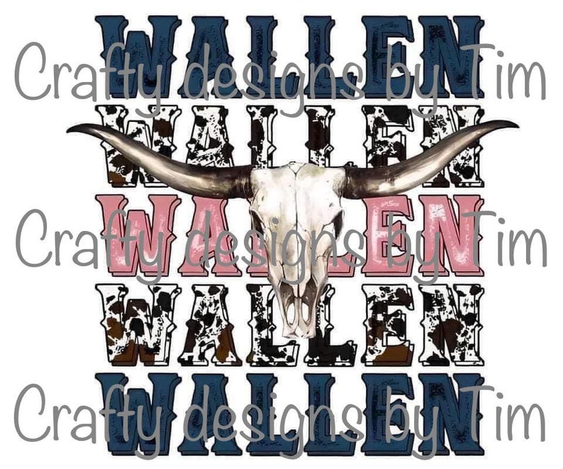Wallen Sublimation Designs PNG Digital File - Etsy