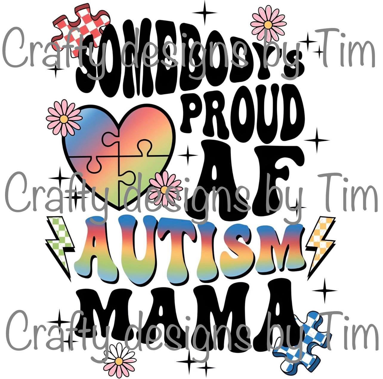 Autism Mama PNG Sublimation Design Digital File - Etsy