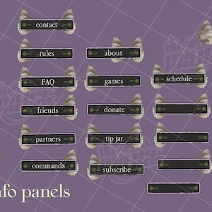 Lavender Stream Overlay Package | Premium Twitch Overlay Pack | Animated Screens | Alerts | Info ...