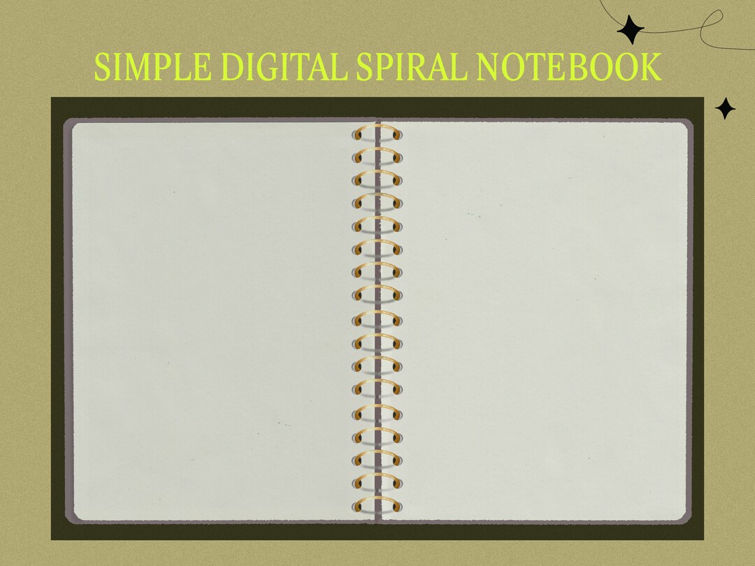 Sketchbook Mockup / Procreate Blank Notebook Spread / Digital Scrapbook ...