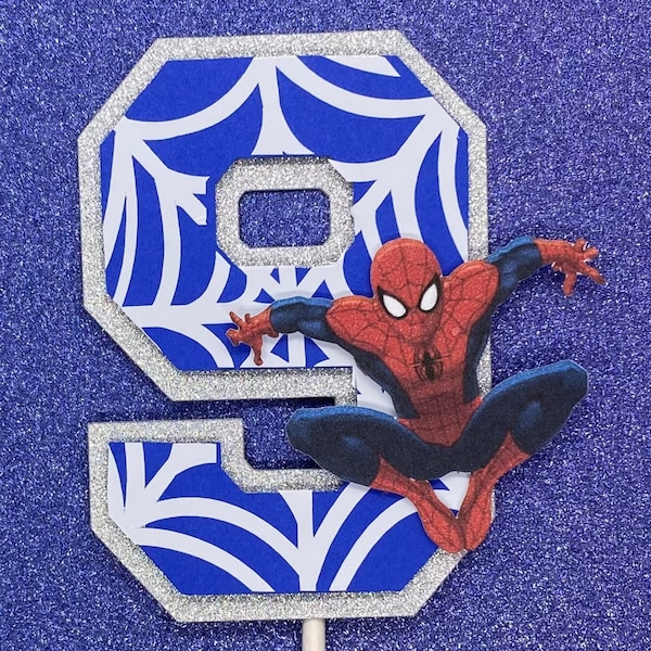 Tom Holland Spider Man Cake Topper - Etsy
