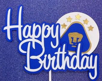 Pumas Mexico Soccer Team Birthday Decor - Etsy