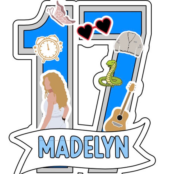 Taylor Swiftie Cake Topper - Etsy