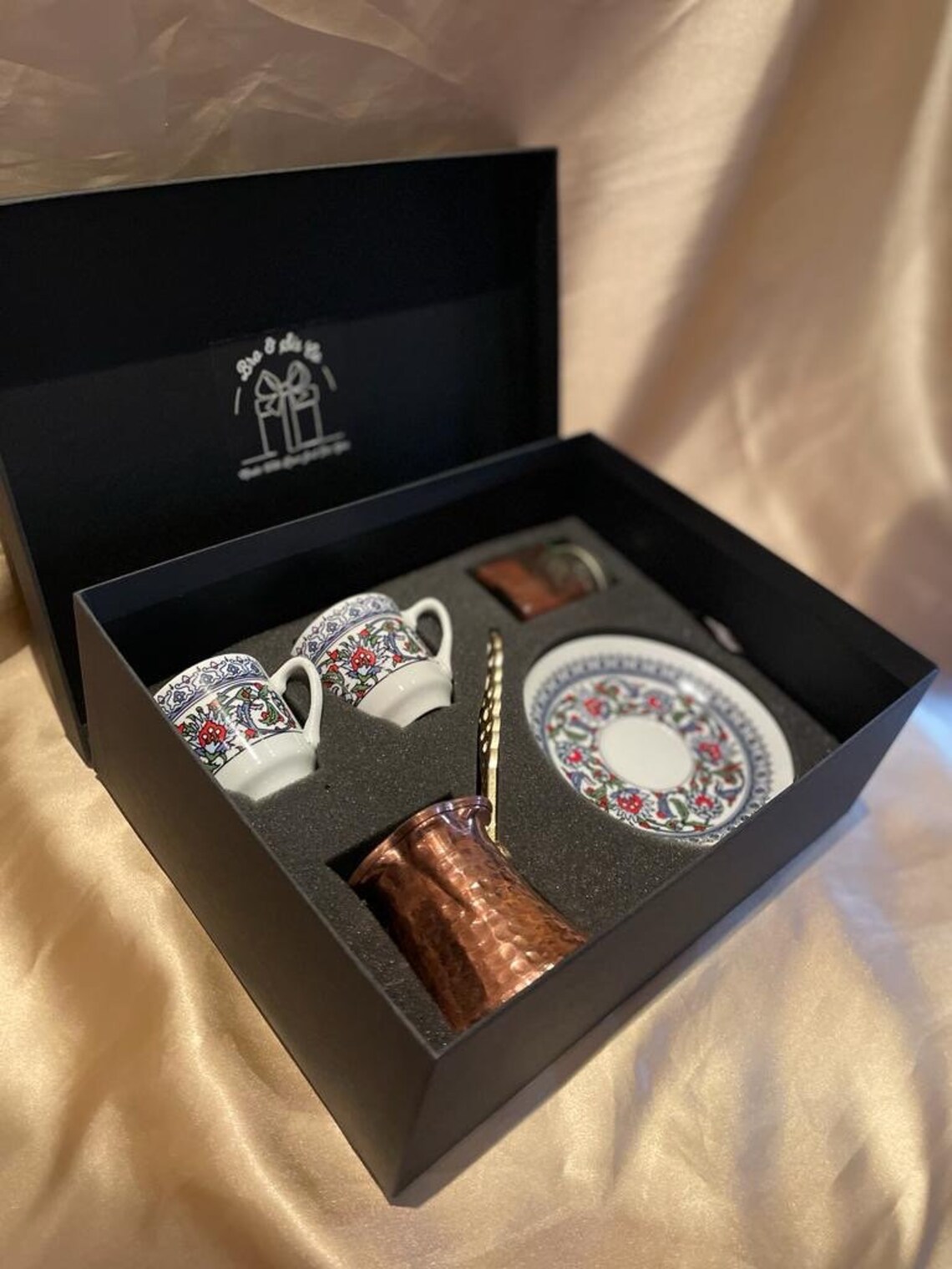 Turkish Coffee Set With Traditional Pattern // Expresso Set // - Etsy