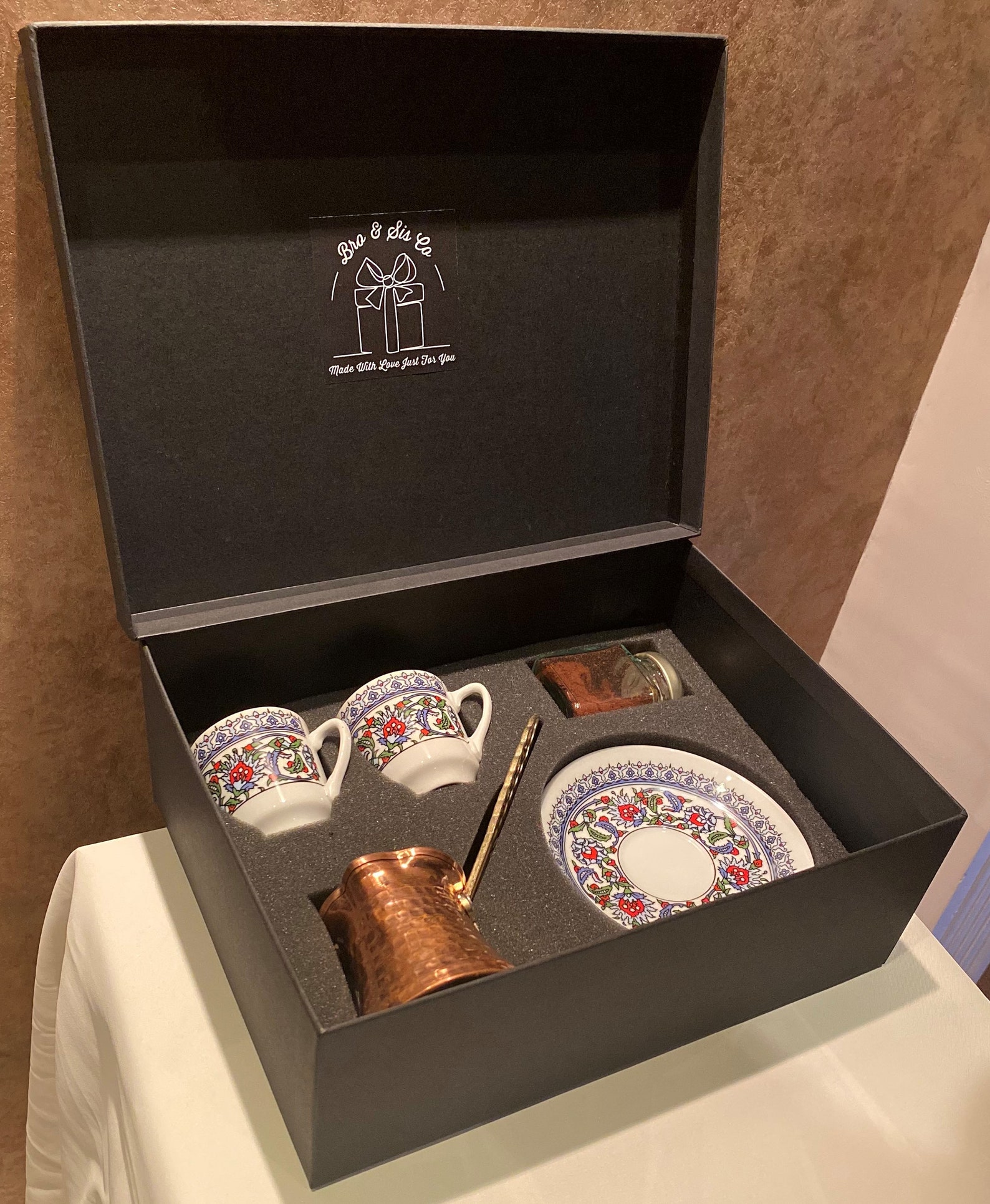 Turkish Coffee Set With Traditional Pattern // Expresso Set // - Etsy