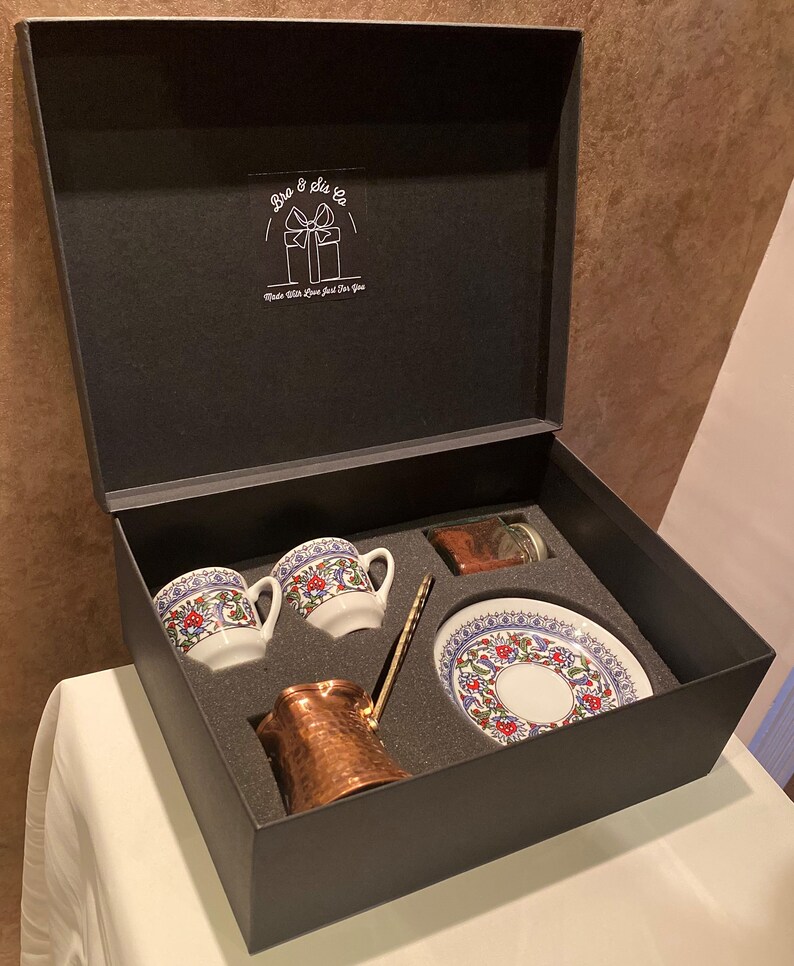 Turkish Coffee Set With Traditional Pattern // Expresso Set // - Etsy