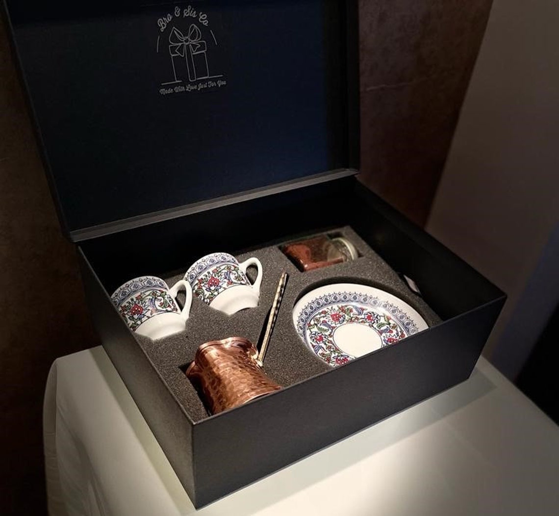 Turkish Coffee Set With Traditional Pattern // Expresso Set // - Etsy