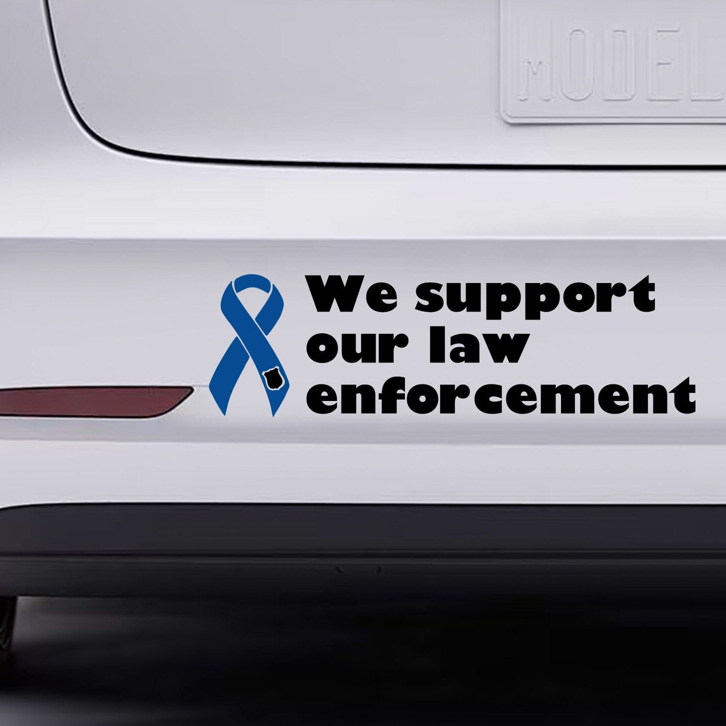 Support Law Enforcement Ribbon