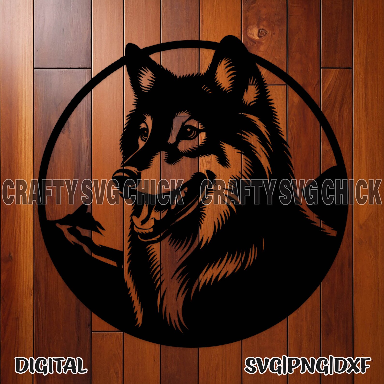 Wolf Laser Wolf Svg, Wolf Dxf, Plasma Cut File, Glowforge Svg File ...