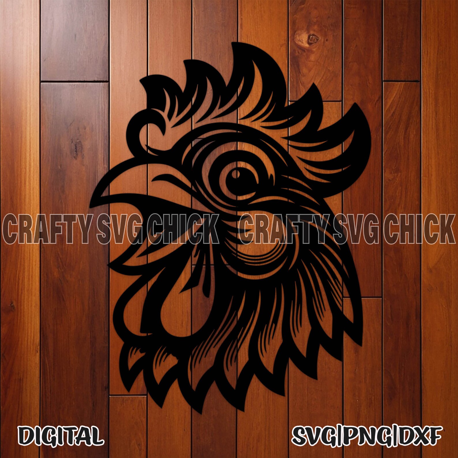 Happy Chicken Svg, Happy Chicken Png, Happy Chicken Dxf, Rooster Svg ...
