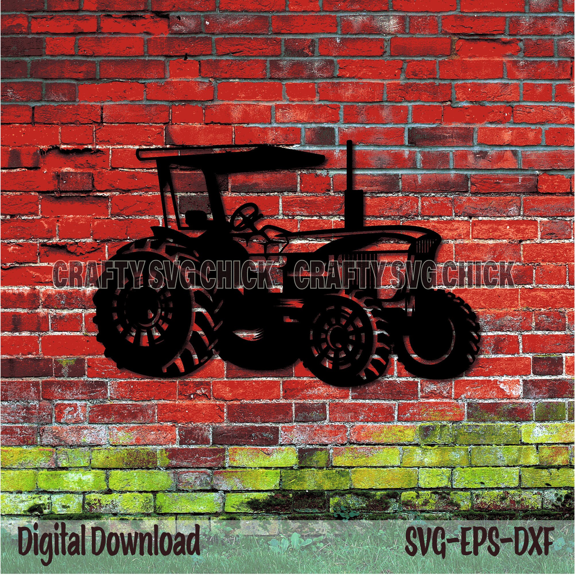 Farm Tractor Svg, Western Svg, Farm Tractor Dxf, Western Dxf, Texas Svg ...