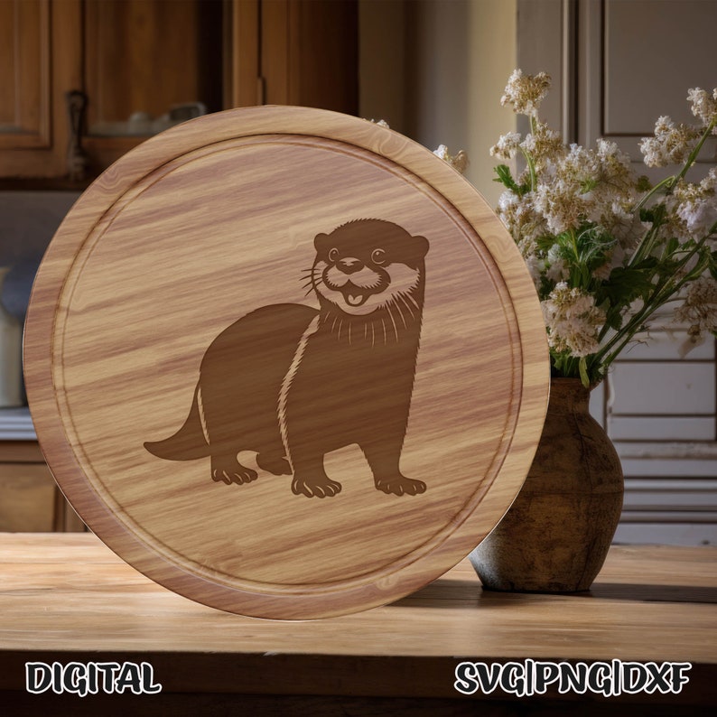 Otter Svg, Otter Png, Otter Dxf, Engraving Digital, Door Sign, Svg Pdf ...