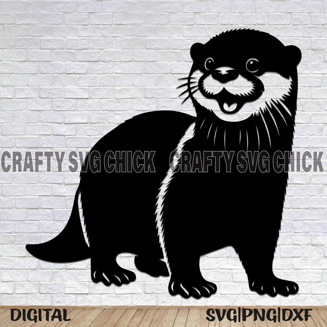 Otter Svg, Otter Png, Otter Dxf, Engraving Digital, Door Sign, Svg Pdf ...
