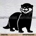 Otter Svg, Otter Png, Otter Dxf, Engraving Digital, Door Sign, Svg Pdf ...