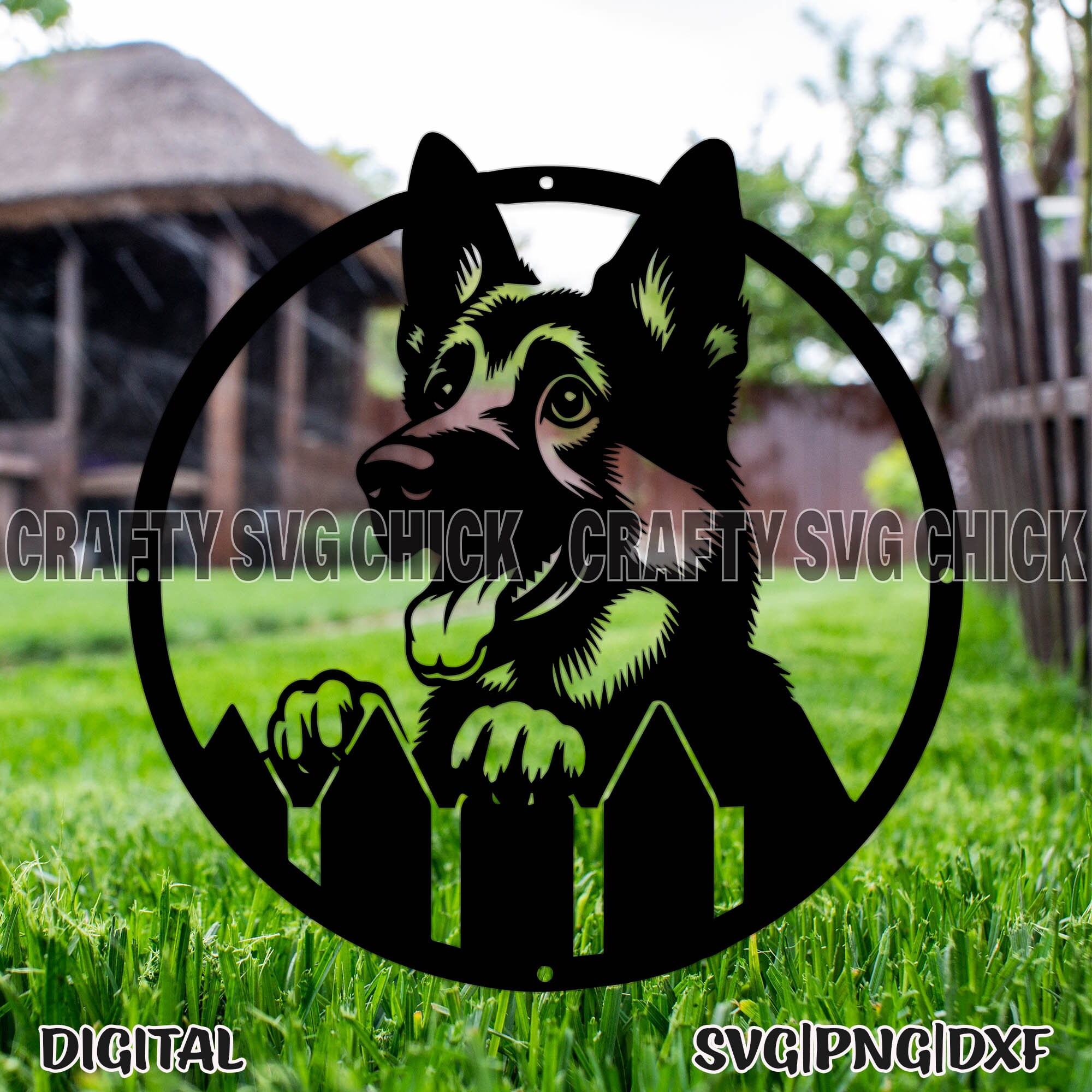 Peeking German Svg, Shepard Svg, Peeking German Dxf, Shepard Dxf ...