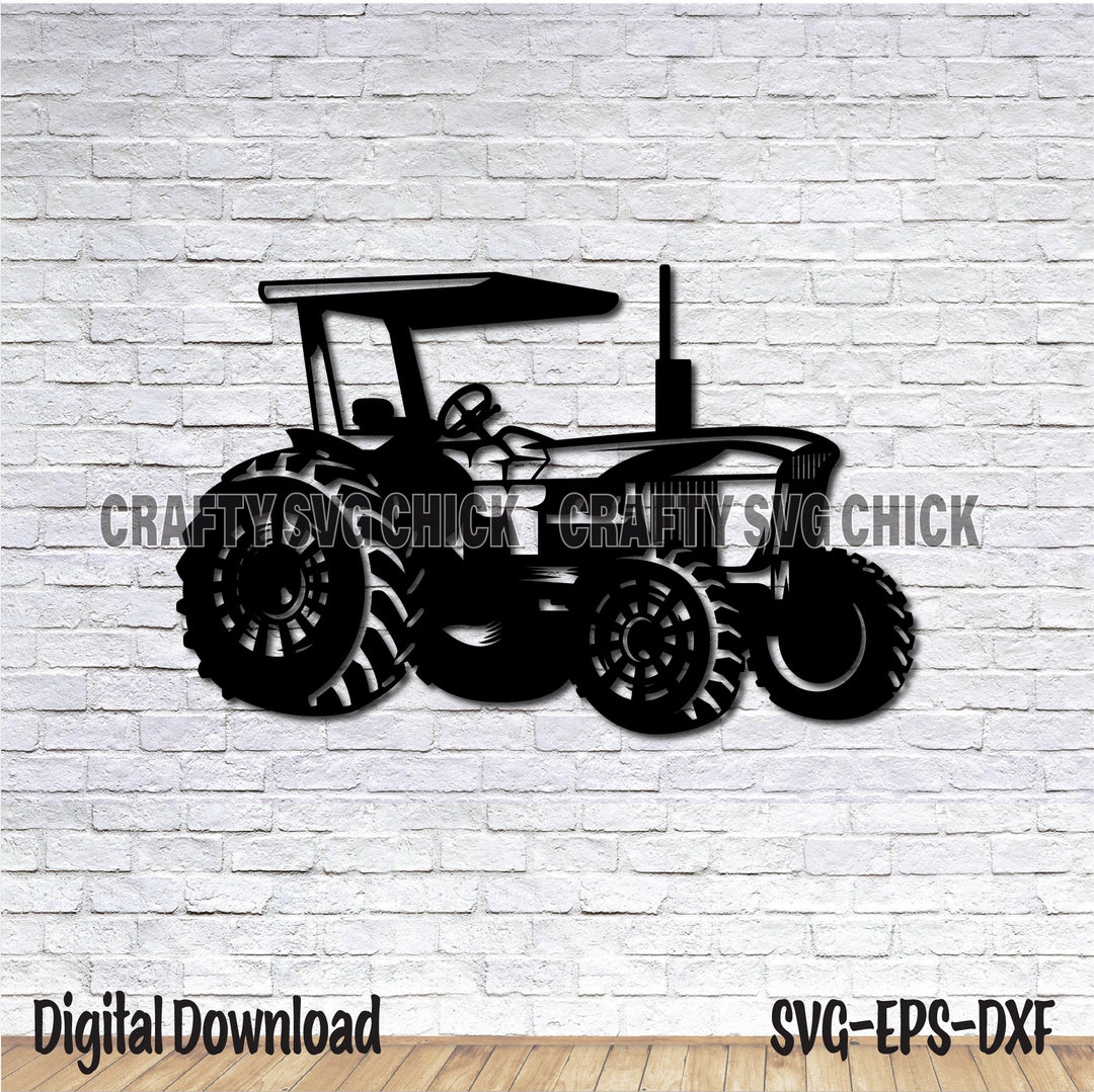 Farm Tractor Svg, Western Svg, Farm Tractor Dxf, Western Dxf, Texas Svg ...