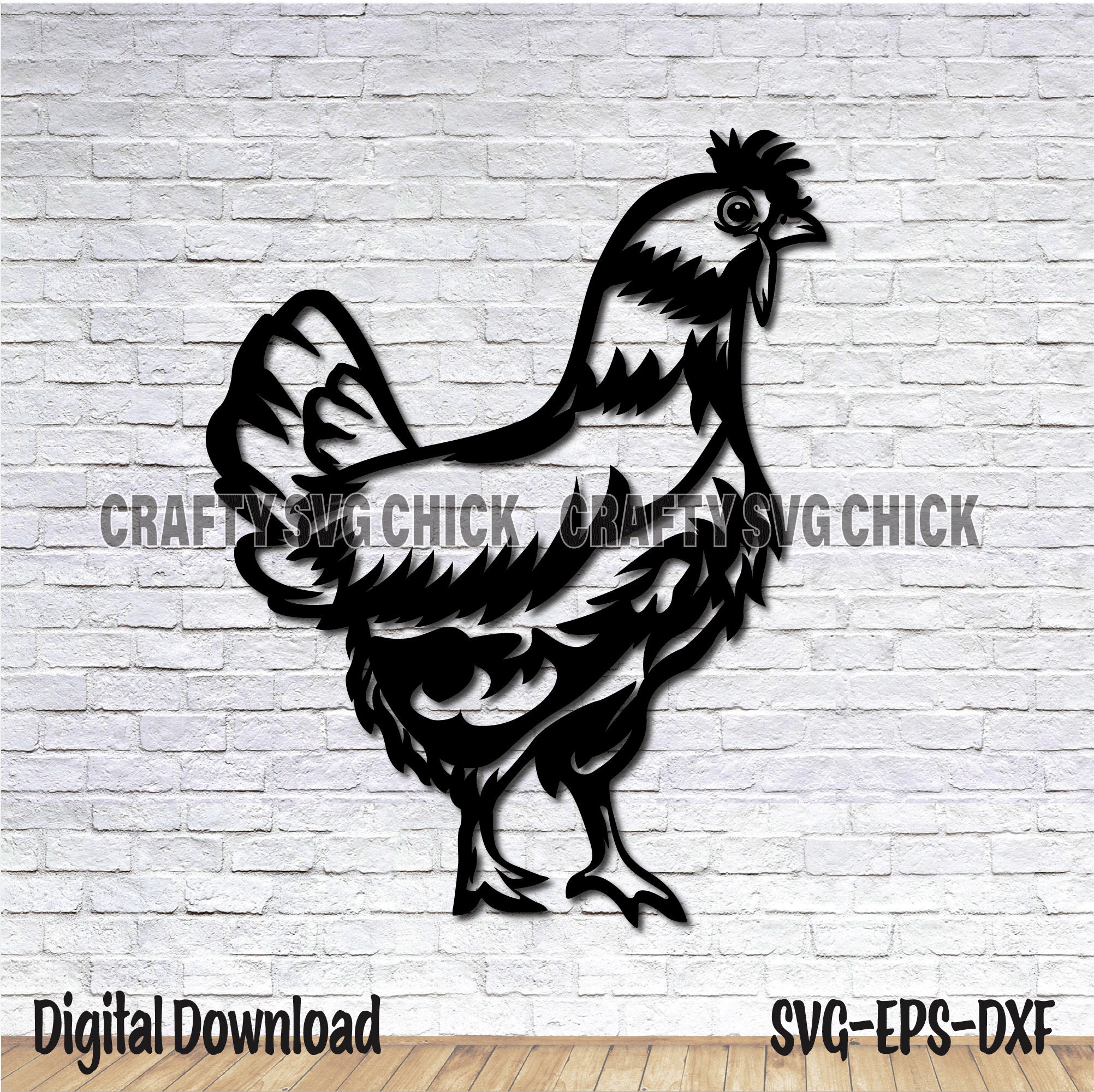 Farm Rooster Svg, Chicken Svg, Farm Rooster Dxf, Chicken Dxf, Plasma ...