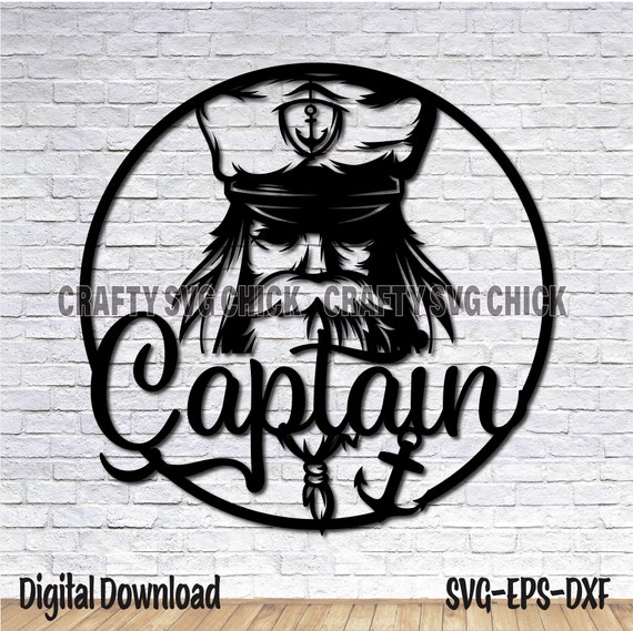 Captain Nautical Svg Welcome Sign - Etsy