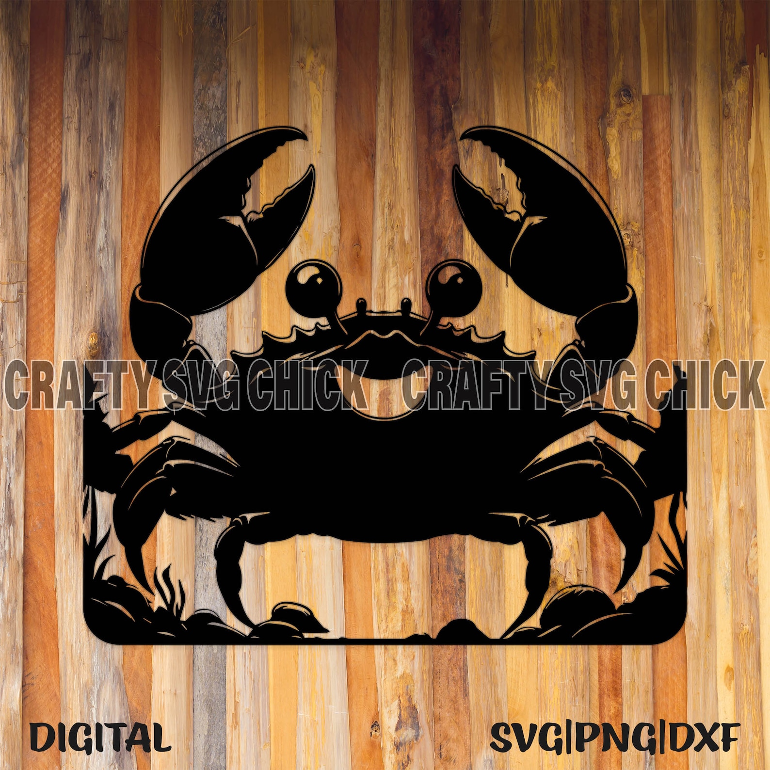 Crab Beach Svg, Crab Beach Png, Crab Beach Dxf, Laser Cut File, Plasma ...