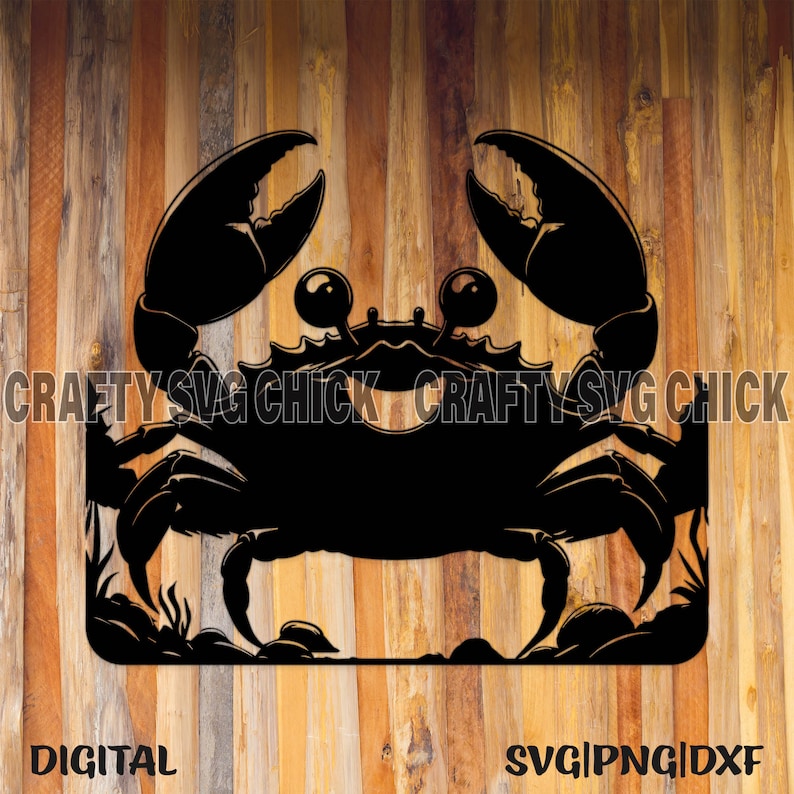 Crab Beach Svg, Crab Beach Png, Crab Beach Dxf, Laser Cut File, Plasma ...