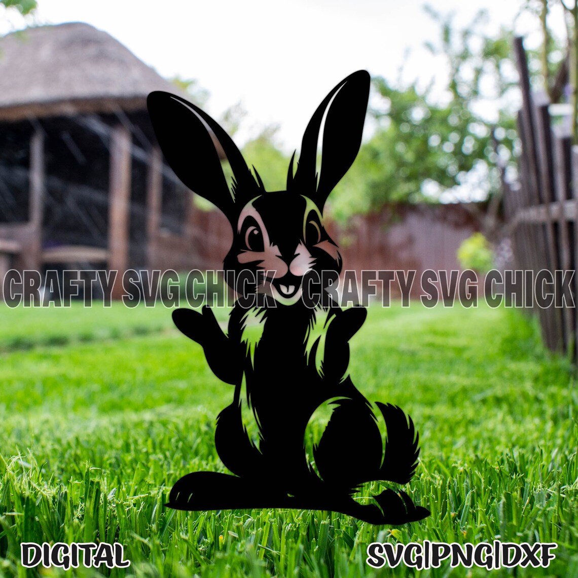 Bunny Svg Bunny Png Bunny Dxf Svg Pdf Png Dxf Laser Design Door Sign ...