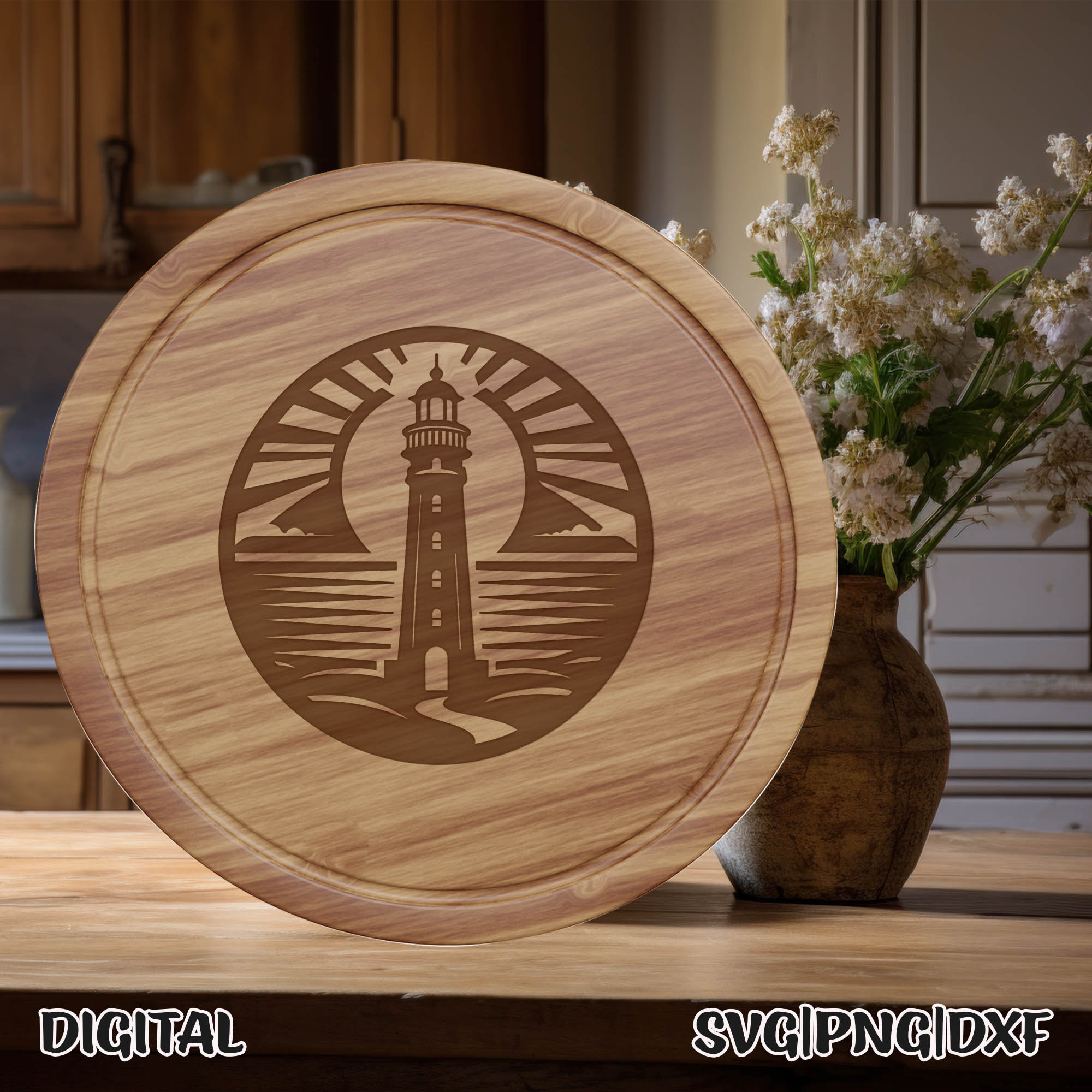 Lighthouse Svg, Lighthouse Png, Lighthouse Dxf, Plasma Cut File ...