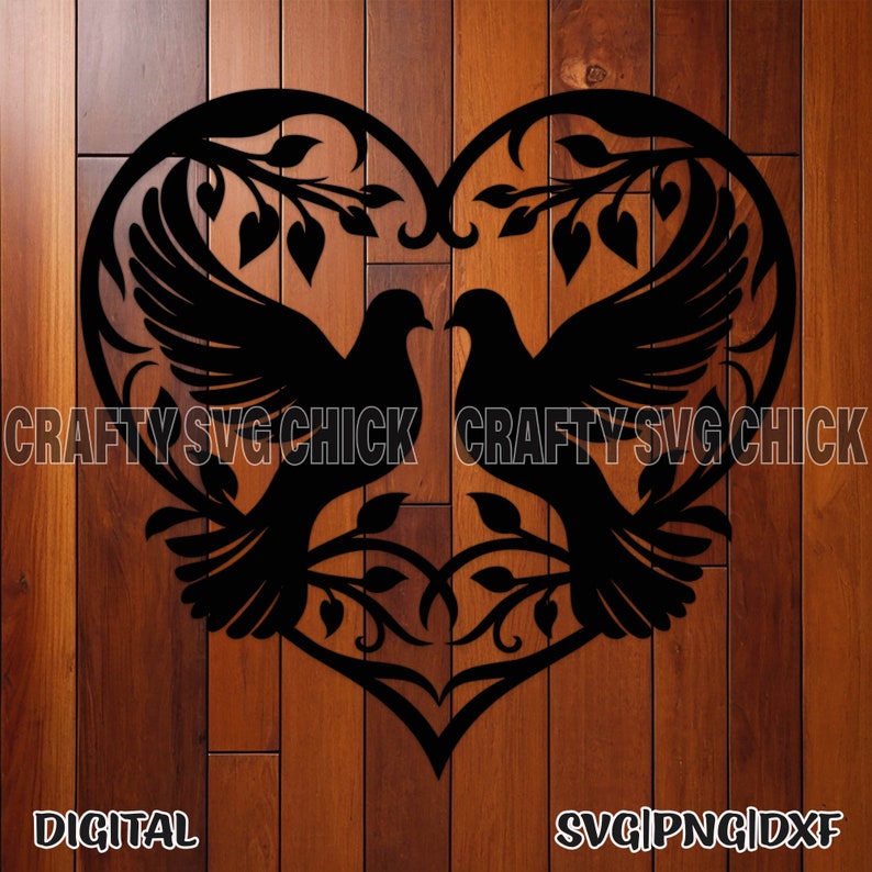 Doves Svg, Love Birds Svg, Doves Png, Love Birds Png, Doves Dxf, Love ...
