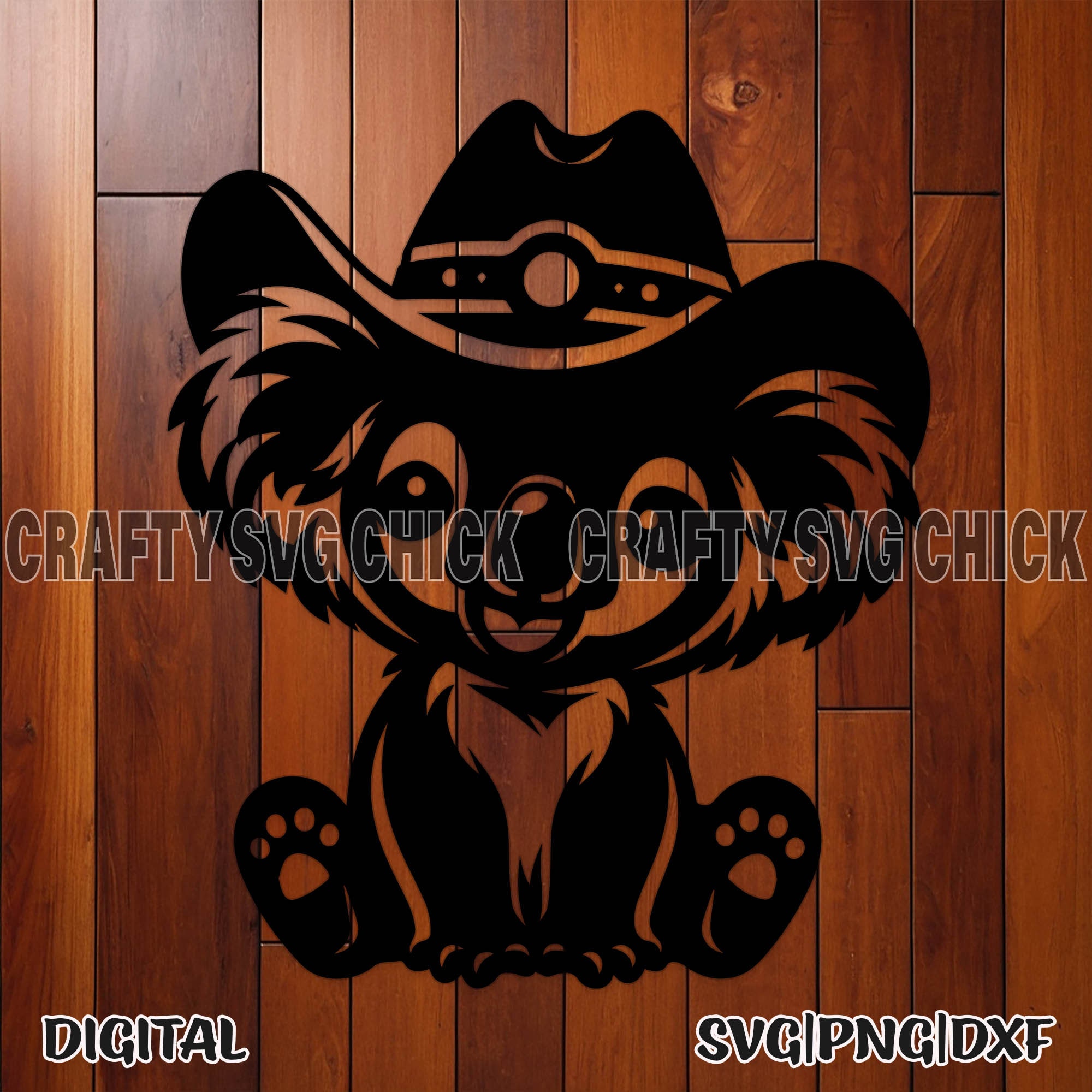 Koala Cowgirl Svg, Koala Cowgirl Png, Koala Cowgirl Dxf, Engraving ...