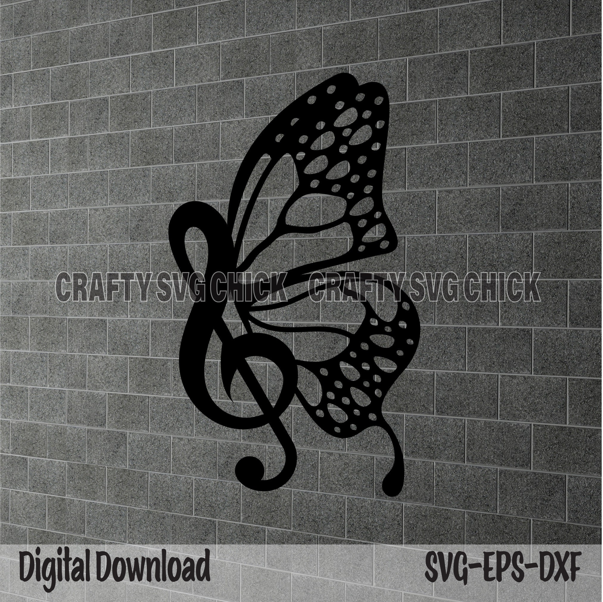 G Clef Music Svg, Butterfly Svg, G Clef Music Eps, Butterfly Eps, Music ...