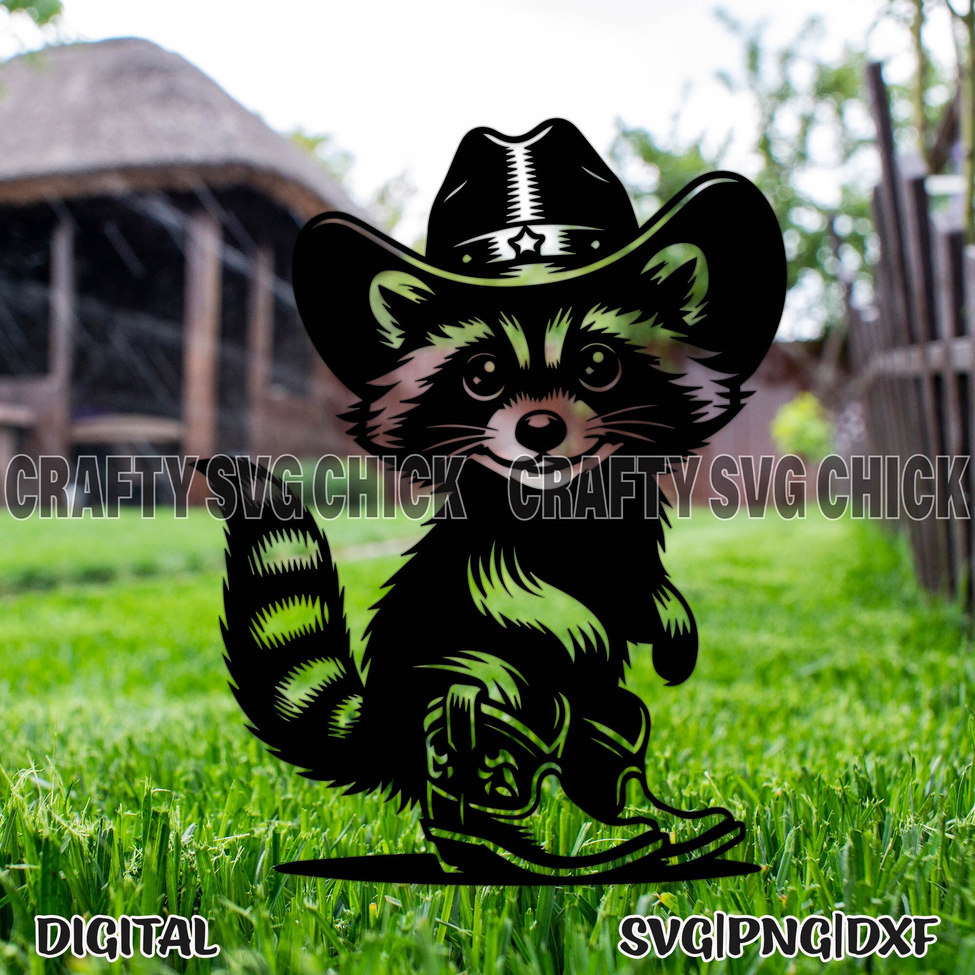 Raccoon Svg, Cowgirl Hat Svg, Raccoon Png, Cowgirl Hat Png, Raccoon Dxf ...