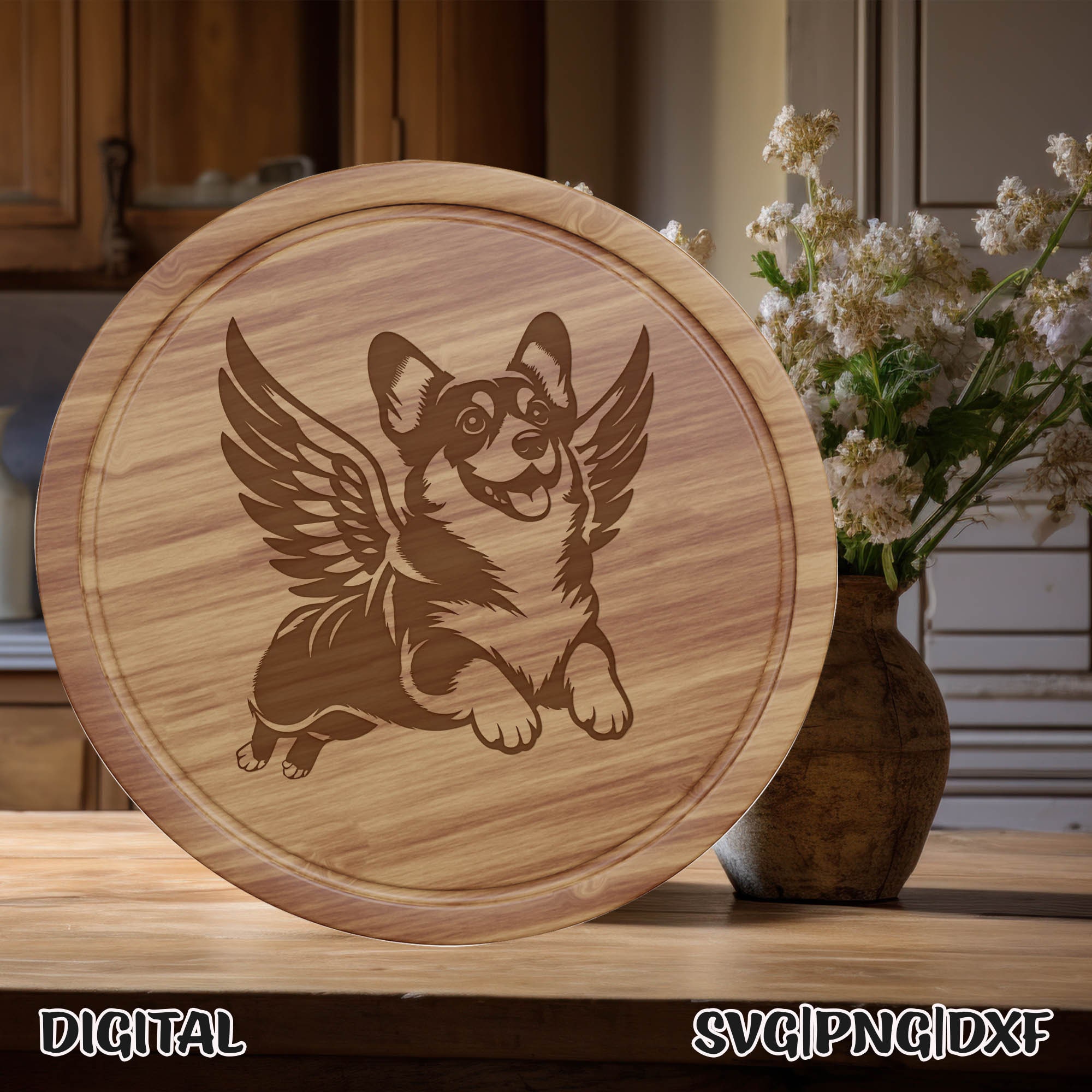 Corgi Angel Svg, Dog Memorial Svg, Corgi Angel Png, Dog Memorial Png ...