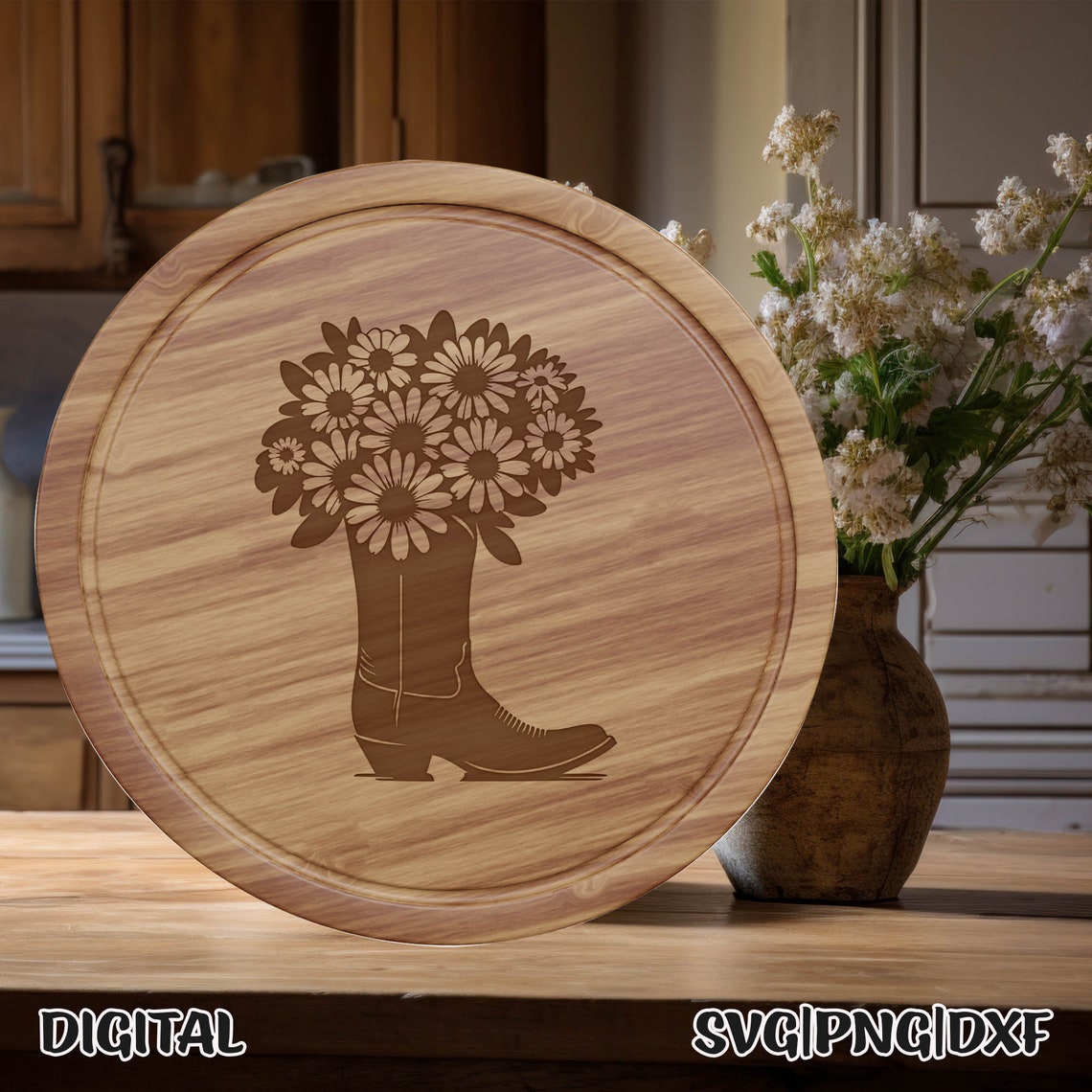 Cowboy Boot Svg, Laser Design Svg, Cowboy Boot Png, Laser Design Png ...