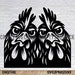 Angry Chicken Svg, Upset Hens Svg, Angry Chicken Png, Upset Hens Png ...