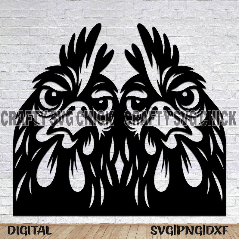 Angry Chicken Svg, Upset Hens Svg, Angry Chicken Png, Upset Hens Png, Angry Chicken Dxf, Upset ...