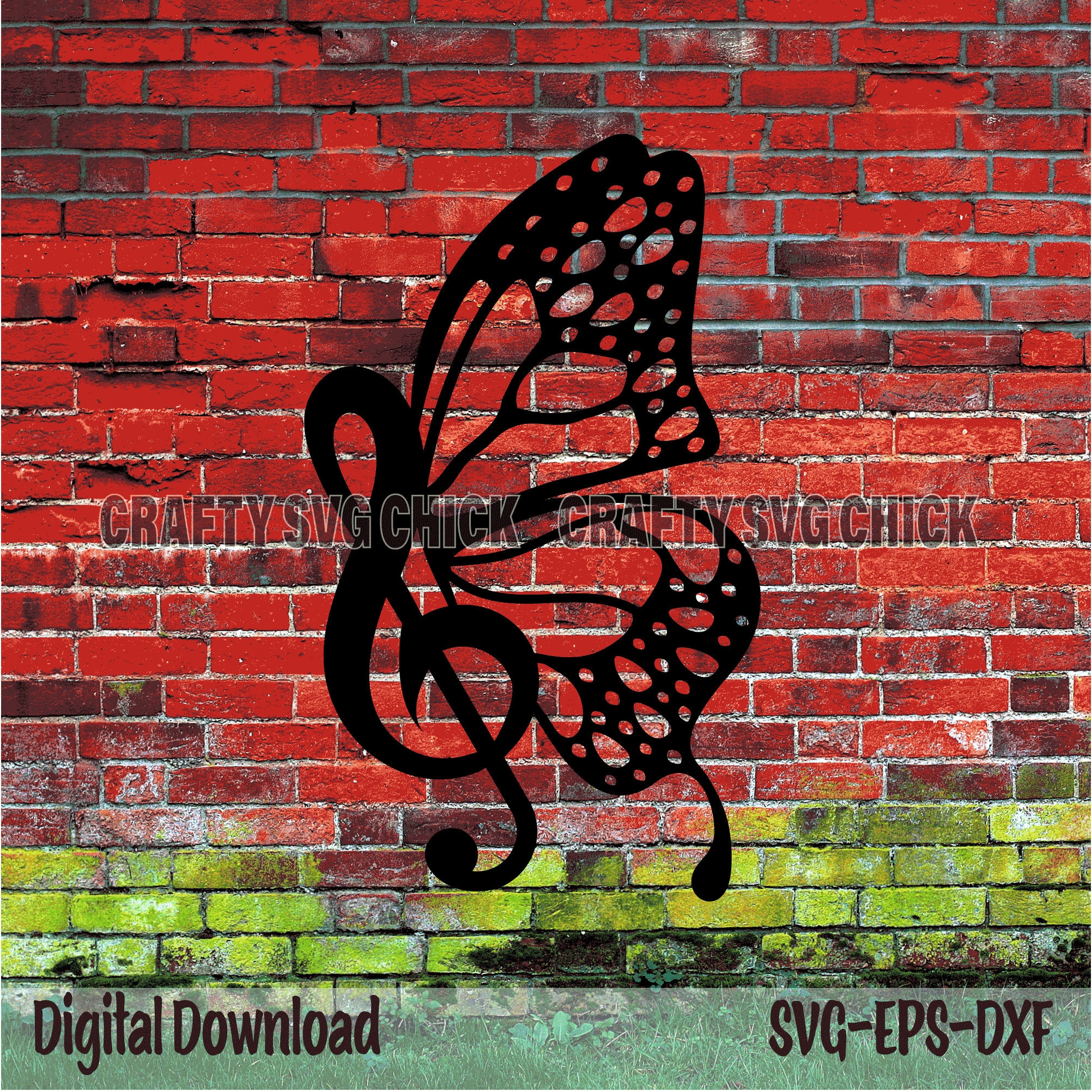 G Clef Music Svg, Butterfly Svg, G Clef Music Eps, Butterfly Eps, Music ...