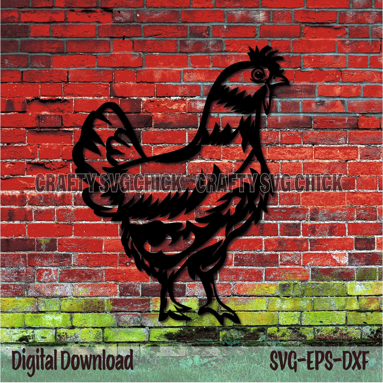 Farm Rooster Svg, Chicken Svg, Farm Rooster Dxf, Chicken Dxf, Plasma ...