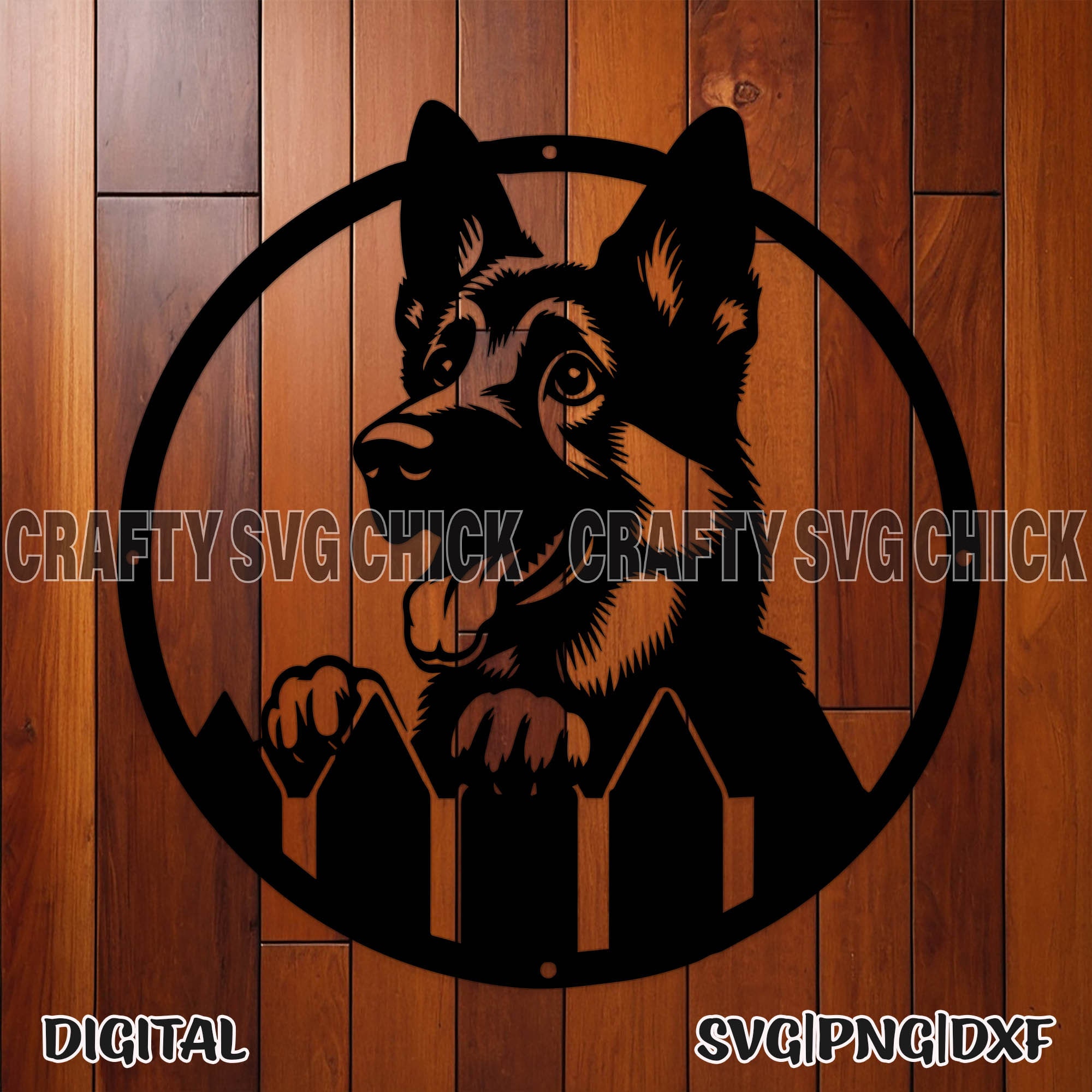 Peeking German Svg, Shepard Svg, Peeking German Dxf, Shepard Dxf ...