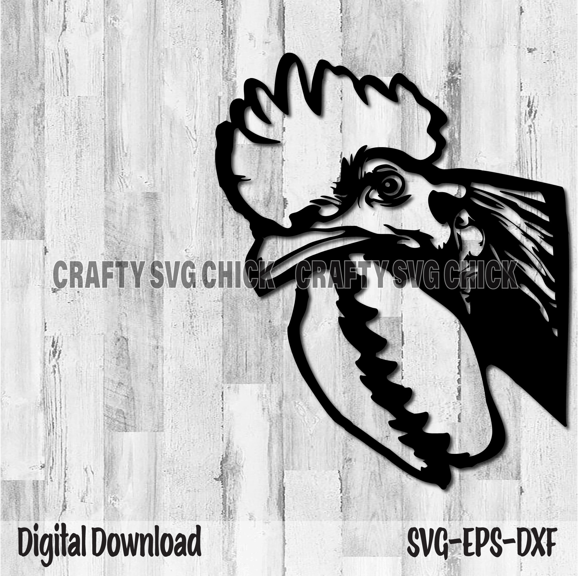 Farm Rooster Svg, Upset Rooster Svg, Farm Rooster Eps, Upset Rooster ...