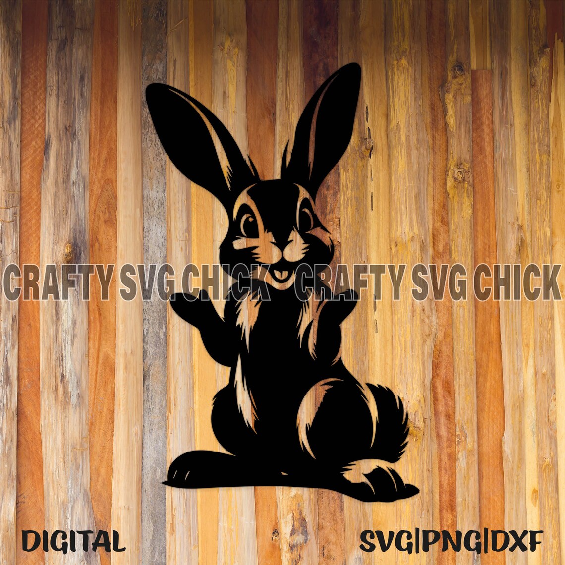 Bunny Svg Bunny Png Bunny Dxf Svg Pdf Png Dxf Laser Design Door Sign ...