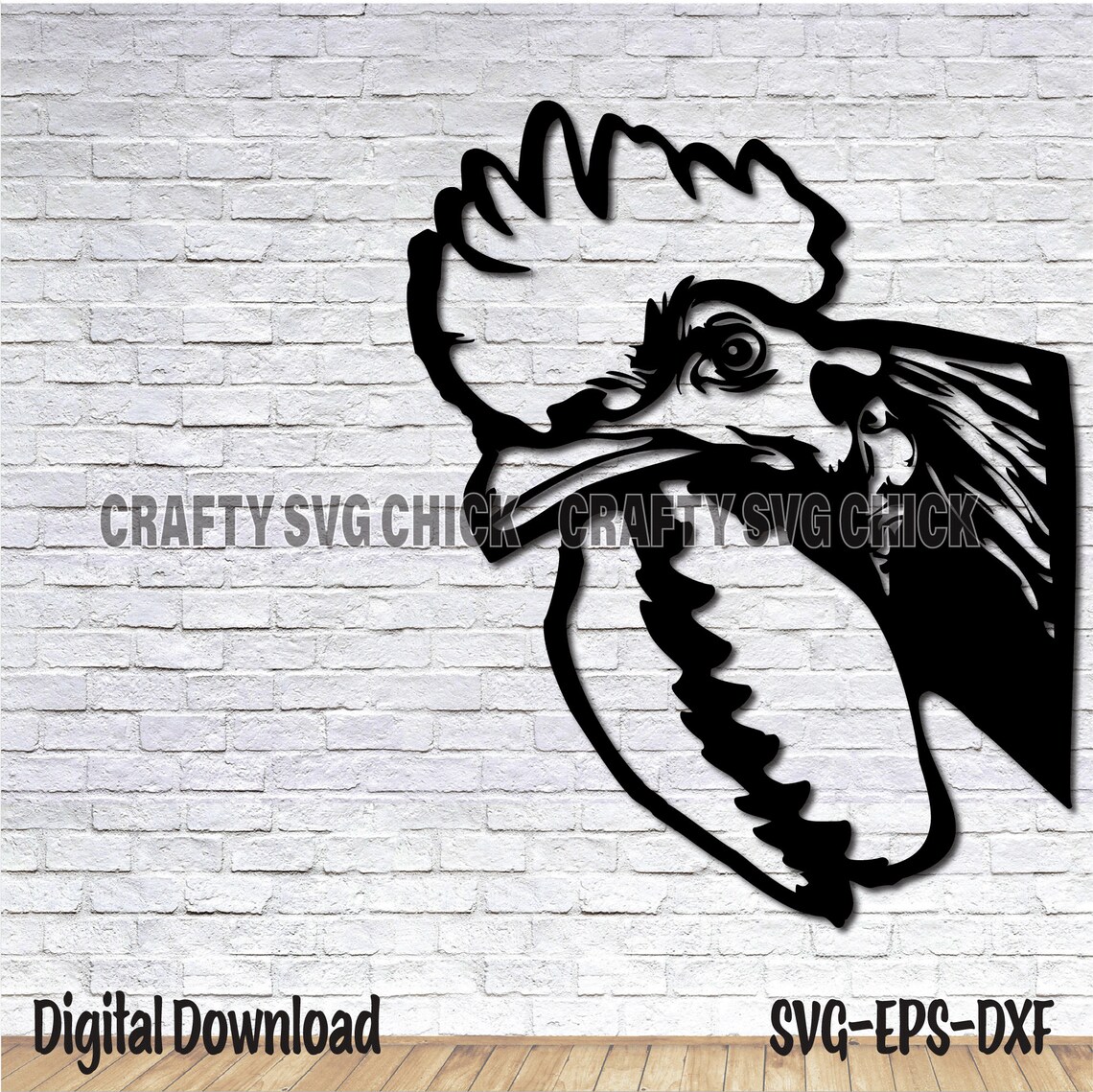 Farm Rooster Svg, Upset Rooster Svg, Farm Rooster Eps, Upset Rooster ...