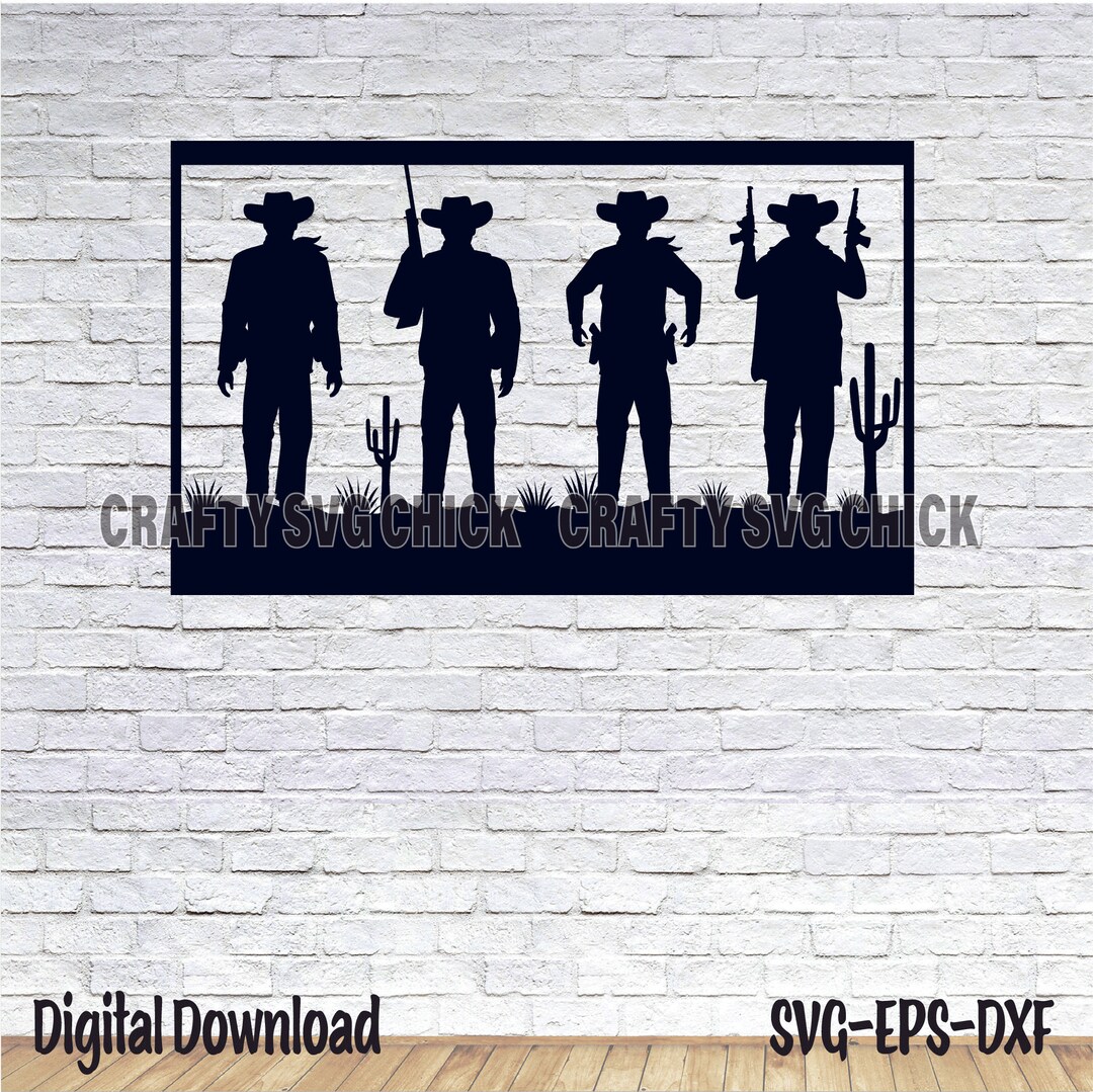 Western Cowboy Svg, Gun Fight Svg, Western Cowboy Eps, Gun Fight Eps ...