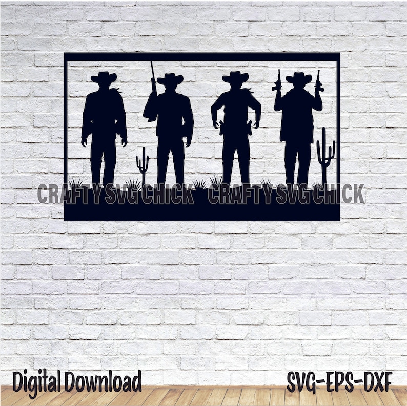 Western Cowboy Svg, Gun Fight Svg, Western Cowboy Eps, Gun Fight Eps ...