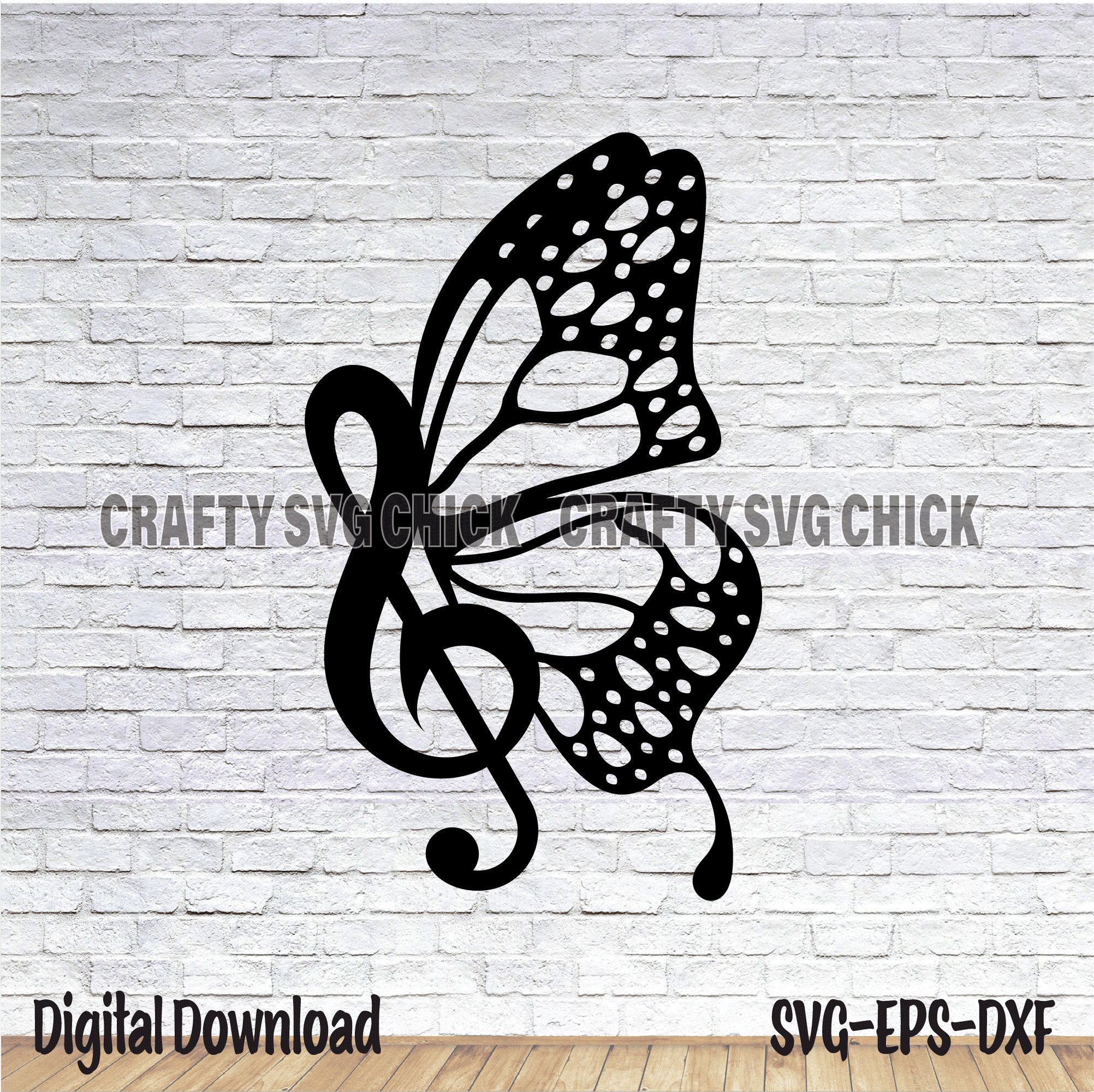 G Clef Music Svg, Butterfly Svg, G Clef Music Eps, Butterfly Eps, Music ...