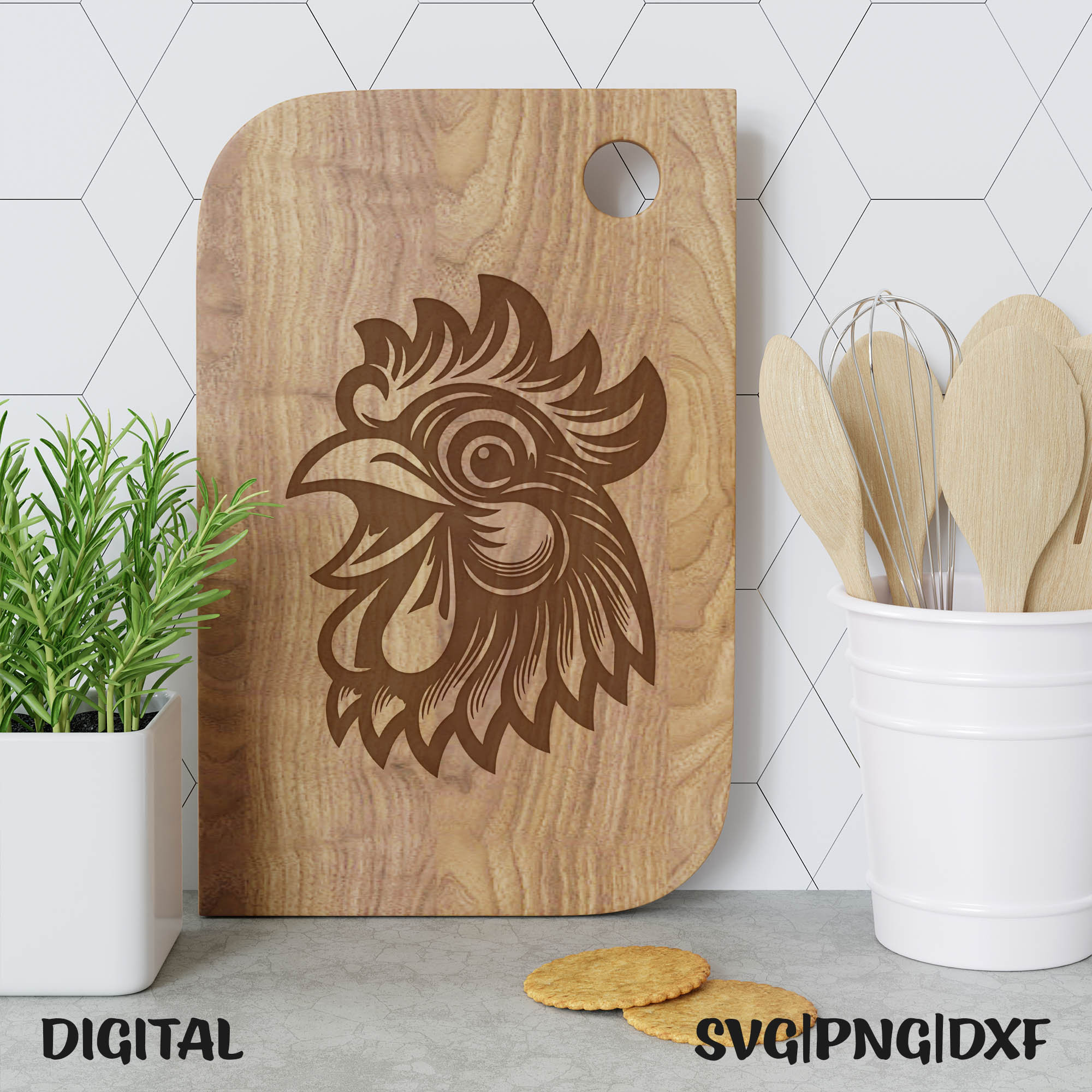 Happy Chicken Svg, Happy Chicken Png, Happy Chicken Dxf, Rooster Svg ...