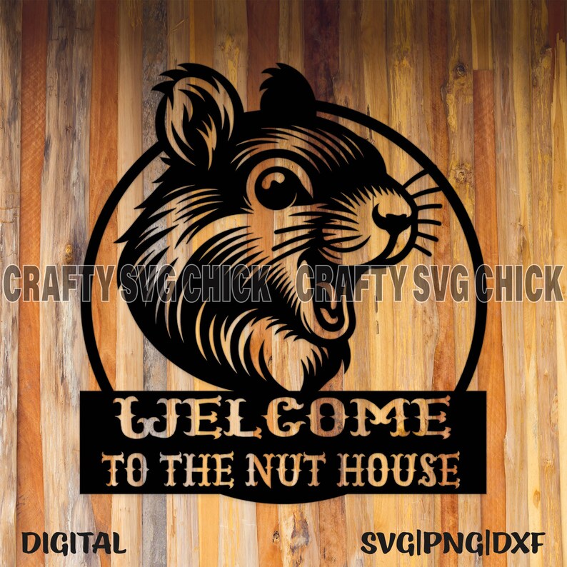 Squirrel Funny Svg, Welcome Sign Svg, Squirrel Funny Png, Welcome Sign ...