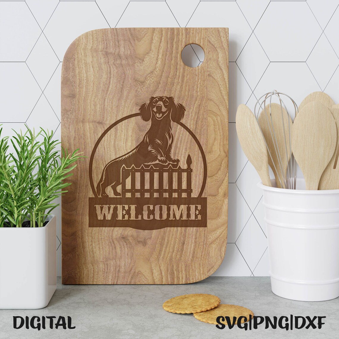 Dachshund Long Svg, Welcome Sign Svg, Dachshund Long Png, Welcome Sign ...