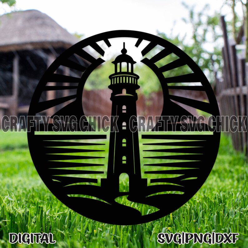 Lighthouse Svg, Lighthouse Png, Lighthouse Dxf, Plasma Cut File ...